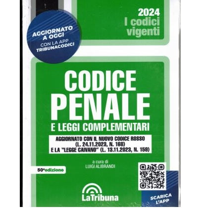 Codice penale e leggi complementari 2024 – Gruppo Marchiotto